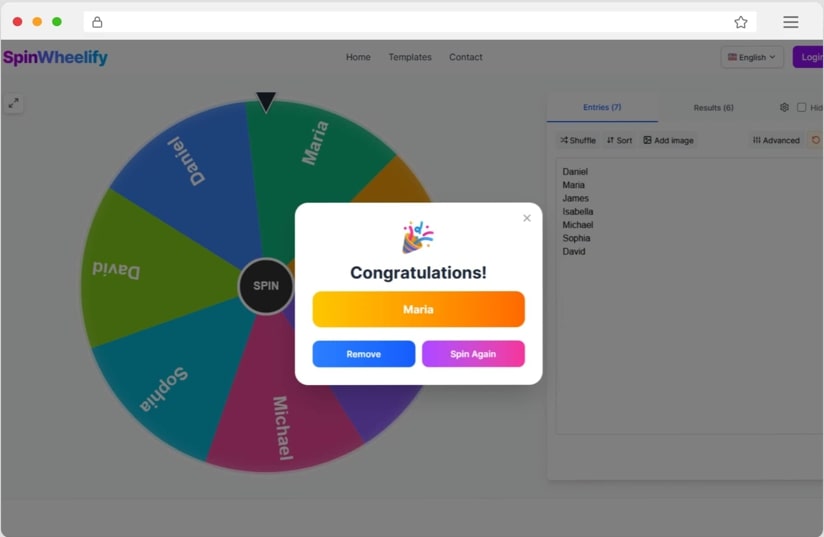 SpinWheelify – Spin The Wheel Maker & Random Picker
